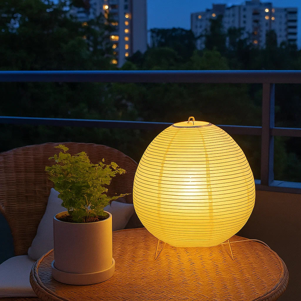 Luminária de Mesa LED Estilo Wabi Sabi Lume Prime